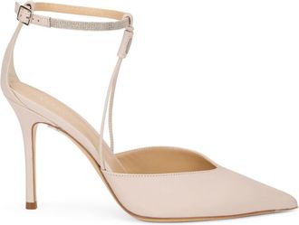 PESERICO Femme, Chaussures, Beige, Taille: 37 EU Escarpin &agrave; bout pointu et bride cheville
