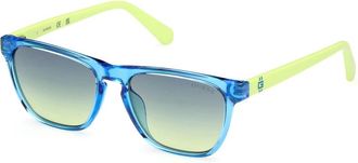 Guess unisex, Accessoires, Multicolore, Taille: 49 MM Square Lunettes de soleil