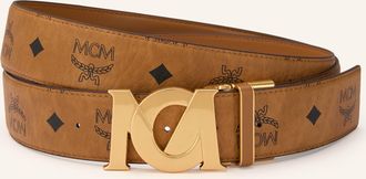 MCM Mcm G&uuml;rtel M-Art Zum Wenden braun