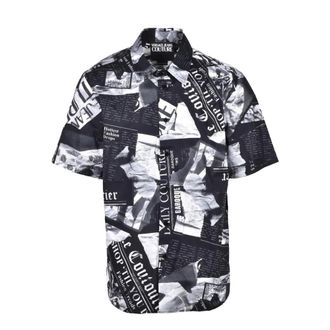 Versace Jeans Couture Homme, Chemises, Multicolore, Taille: XL Chemise &agrave; Manches Courtes