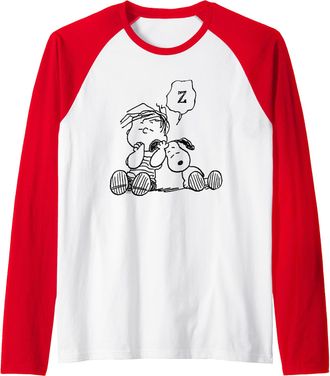 Peanuts Erdn&uuml;sse - Linus Snoopy Snooze Raglan