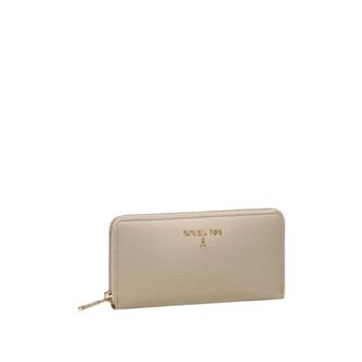 Patrizia Pepe Elegantes Lederportemonnaie mit M&uuml;nzfach - - Accessories - Damen - Beige - ONE SIZE