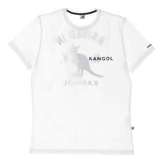 Kangol Homme, Tops, Blanc, Taille: S Heritage Basic Tee Off White T-Shirt