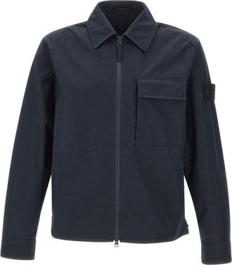 Stone Island Homme, Vestes, Bleu, Taille: M Sobrecamisa Marino Panilla