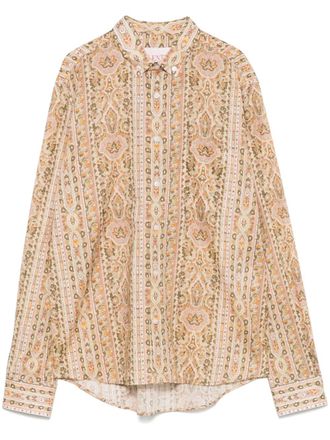 Valentino Garavani Hemd mit Paisleymuster - Nude