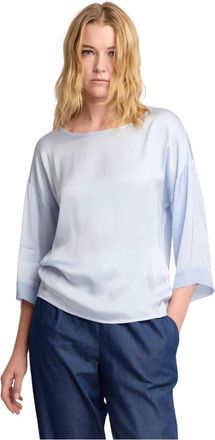 Kocca Femme, Blouses et Chemises, Bleu, Taille: 42 FR Citino Satin Blouse
