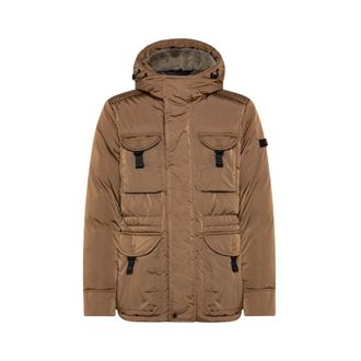 Peuterey Aiptek NBE 03 Fur - Homme - Vestes - Brun - Taille: M