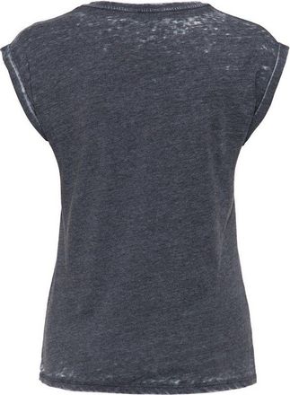 Queen Kerosin Print-Shirt Be Happy (1-tlg) mit Statement-Print