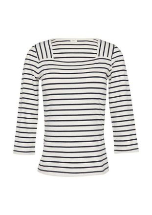 s.Oliver 3/4-Arm-Shirt T-Shirt Streifenshirt mit Karree-Ausschnitt