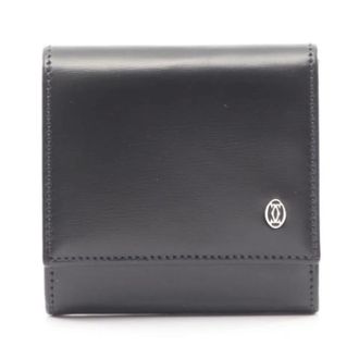 Cartier Portefeuille en cuir Pre-owned - Femme - Pre-owned - Noir - Taille: ONE Size