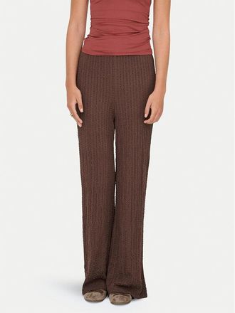 Only Stoffhose Ella 15368471 Braun Wide Leg