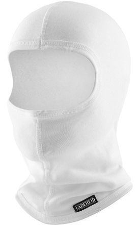 Ladeheid Sturmhaube Winter Skimaske Balaclava Silverplus Thermoaktiv Sturmmaske Motorrad Fahrrad LA-146 (Wei&szlig;, XL/XXL)