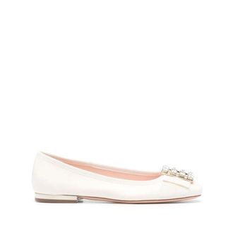 Roger Vivier Femme, Chaussures, Rose, Taille: 41 EU Tr&egrave;s Vivier Ballerines en cuir