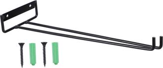 Soimiss Schwarzer Wein gläserhalter aus Hängendes Küchenregal zur Aufbewahrung von Weingläsern unter Schrank Installieren Stilvolles Design für Zuhause