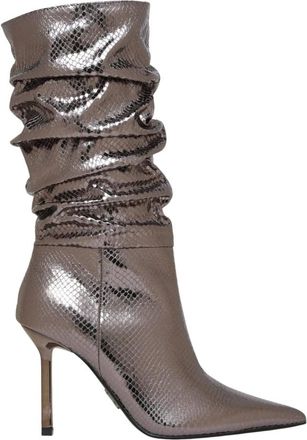 Steve Madden Femme, Chaussures, Gris, Taille: 37 1/2 EU Izabela Heeled Boot
