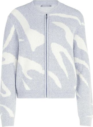 Betty & Co Strick-Cardigan mit Rei&szlig;verschluss - - Knitwear - Damen - Grau - 3XL