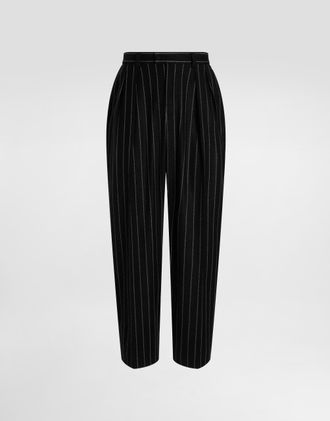 Dolce & Gabbana Stripedwool Blend Trousers - Mann Hosen Und Shorts n/d Wolle 54