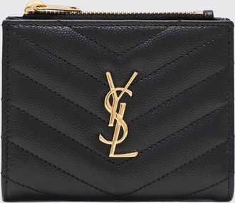 Saint Laurent Geldb&ouml;rse SAINT LAURENT Damen Farbe Schwarz