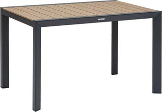 Hesperide Hesperide - Table de jardin rectangulaire alu Evasion 4 places effet bois - Hespéride