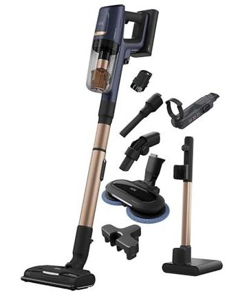 AEG HYGIENIC AP71B14WET Akku Staubsauger kabellos & AZE164 Ladestation/stielstaubsauger beutellos/leise/umweltfreundlich/handstaubsauger akku / 50 min Lau