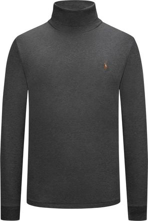 Ralph Lauren Leichter Rollkragenpullover in Jersey-Qualität mit Logo-Stickerei in