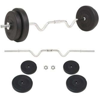 vidaXL Langhantel-Set 30 kg - Vidaxl