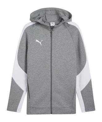 Puma teamEVOSTRIPE Kapuzenjacke grau, L Herren