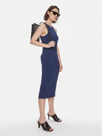 Max Mara Kleid f&uuml;r den Alltag Astoria 2415321022 Dunkelblau Slim Fit