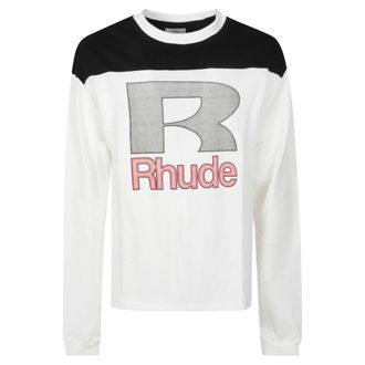 Rhude Racing Panel LS Shirt - - Tops - Herren - Mehrfarbig - M