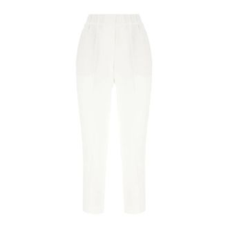Brunello Cucinelli Tailored Jogger Hose - - Trousers - Damen - Wei&szlig; - XL