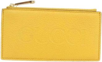 Gucci Porte-monnaie Pre-owned - Femme - Pre-owned - Jaune - Taille: ONE Size
