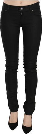 Plein Sud Femme, Jeans, Noir, Taille: 32 FR Jean Skinny en Denim Taille Moyenne