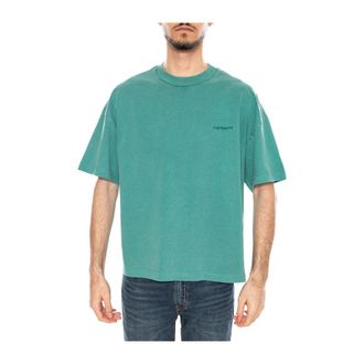 Carhartt Work in Progress Homme, Tops, Vert, Taille: L S/S Benton T-Shirt