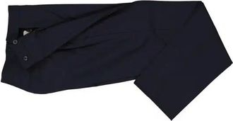 Boggi Milano Herren Hose blau Woll-Stretch