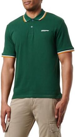 Jack & Jones Jjcampa Polo SS, Vert fonc&eacute;/imprim&eacute; : S, M Homme
