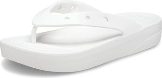 Crocs Herren Classic Platform Flip W Flip, White, 41/42 EU