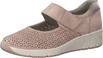 Jana Damen Halbschuhe mit Klettverschluss Vegan, Rosa (Rose), 37 EU