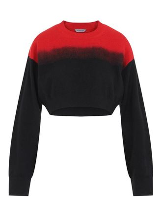 Balenciaga Rundhalspullover - Schwarz