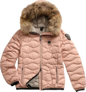 Blauer Femme, Vestes, Rose, Taille: 40 FR Aldie Short Puffer