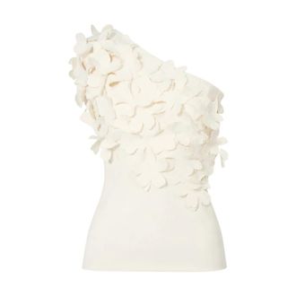 Liviana Conti Viskose Bandeau-Top - - Tops - Damen - Wei&szlig; - XS