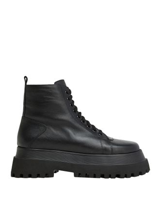 8 by YOOX LEATHER ANKLE WORK BOOTS