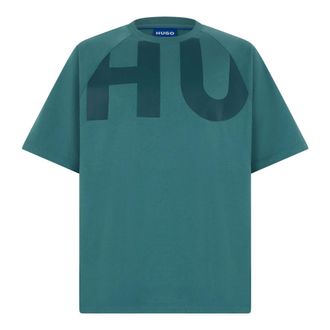 HUGO BOSS Homme, Tops, Bleu, Taille: XL Nalftee T-shirt
