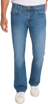Cross Jeans Herren Jeans Colin - Slim Bootcut Fit - Blau - Vintage Blue W 29-W36, Größe:33W / 36L, Farbe:Vintage Blue 005
