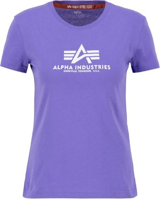 Alpha Industries Alpha Industries Damen New Basic T Wmn T-Shirt, Electric Violet, S