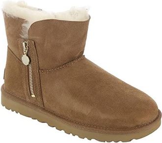 UGG Bailey Zip Mini, Classic Boot Femme, Chestnut, 38 EU
