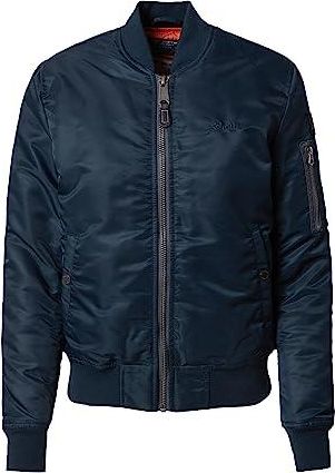 Schott NYC Femme Airforcewrs BLOUSON BOMBER, NAVY, L EU