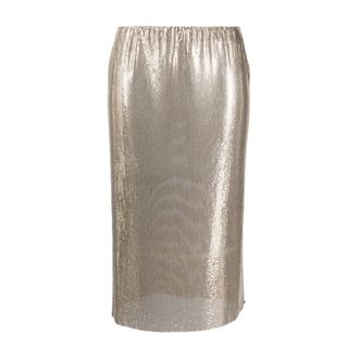 Sportmax Cariddi 002 Midi-Rock - - Skirts - Damen - Gelb - 3XS