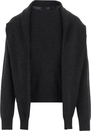 arch4 Kaschmir Wickelpullover - - Knitwear - Damen - Grau - S