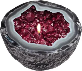 Generic Kristallkerze f&uuml;r Tisch, Tischkristallkerzen | Energiekristalle Kerzen-Desktop-Ornamente | Heimdekoration, beruhigendes Zubeh&ouml;r, Kerzenschale f&uuml;r Medi