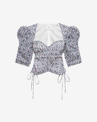 Isabel Marant Haut Galaor - Femme - &Eacute;cru - Taille36 - Marant &Eacute;toile
